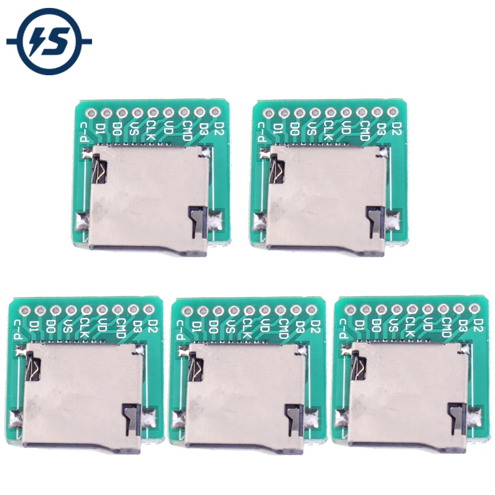 5pcs-TF-Card-Micro-SD-Card-Adapter-Board-Memory-Card-2x2cm-2cm-Mini ...