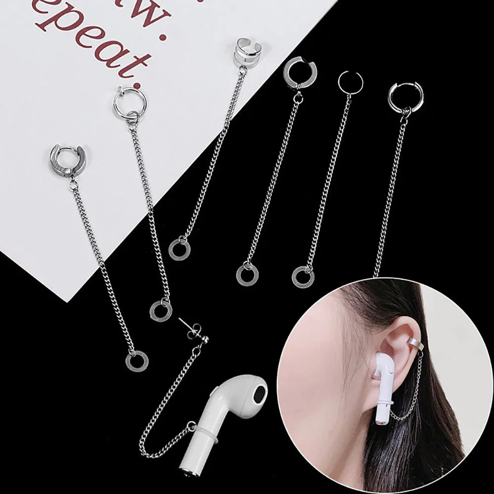 Anti-Lost Earrings Hook Earring Hanging Chain for Airpods, The AirPods ...
