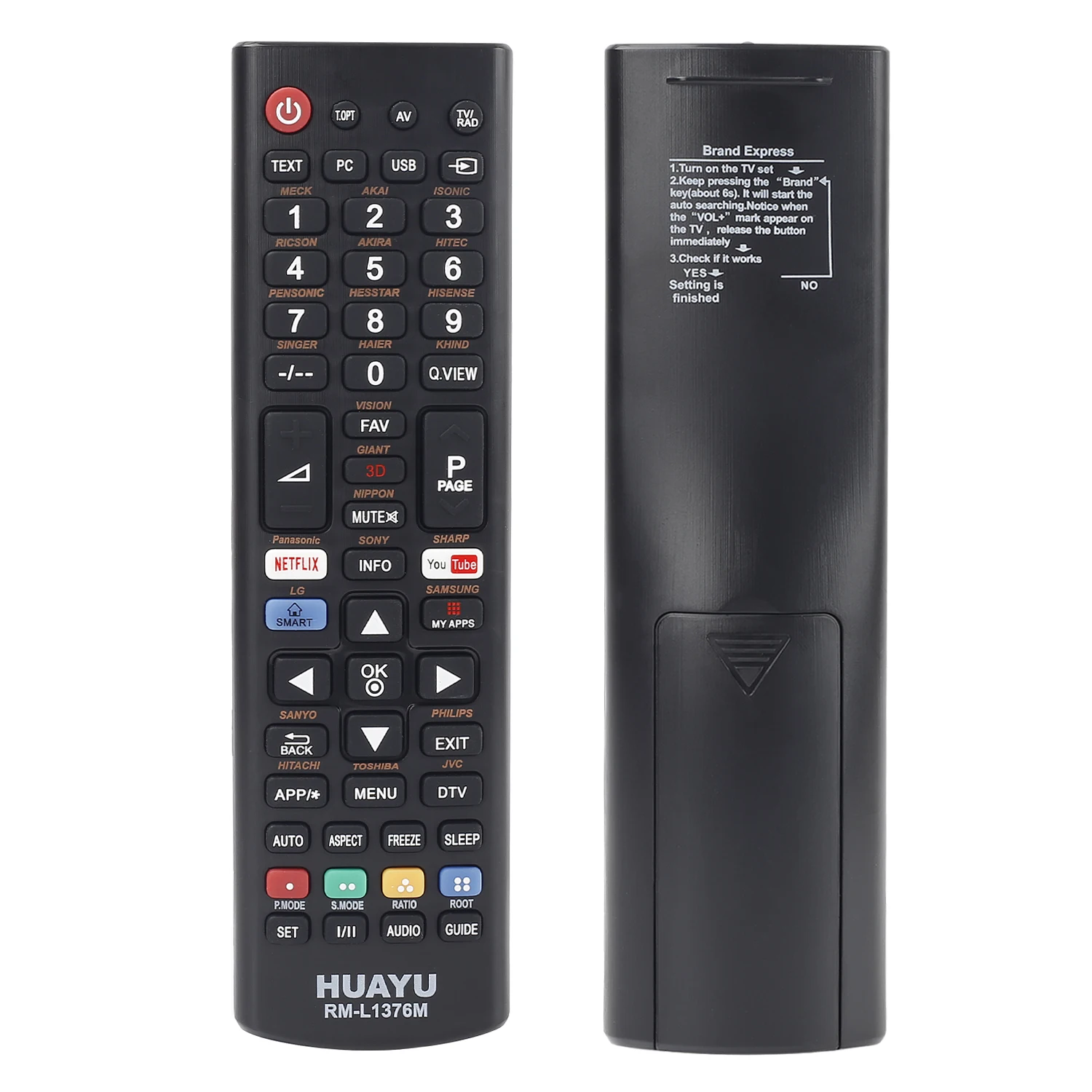 Universal Tv Remote Controller Control For 0shima Akai-1 Akai-2 Akai-3 ...