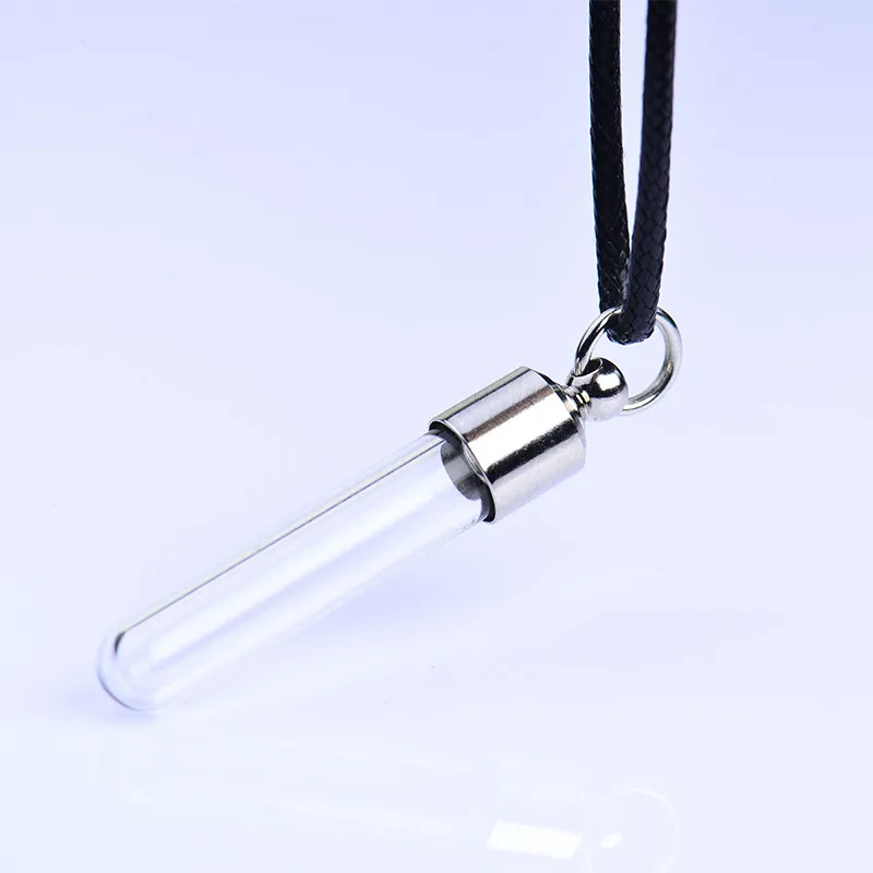 Collares-con-colgante-de-botella-de-Perfume-de-cristal-cadena-de-cord-n ...