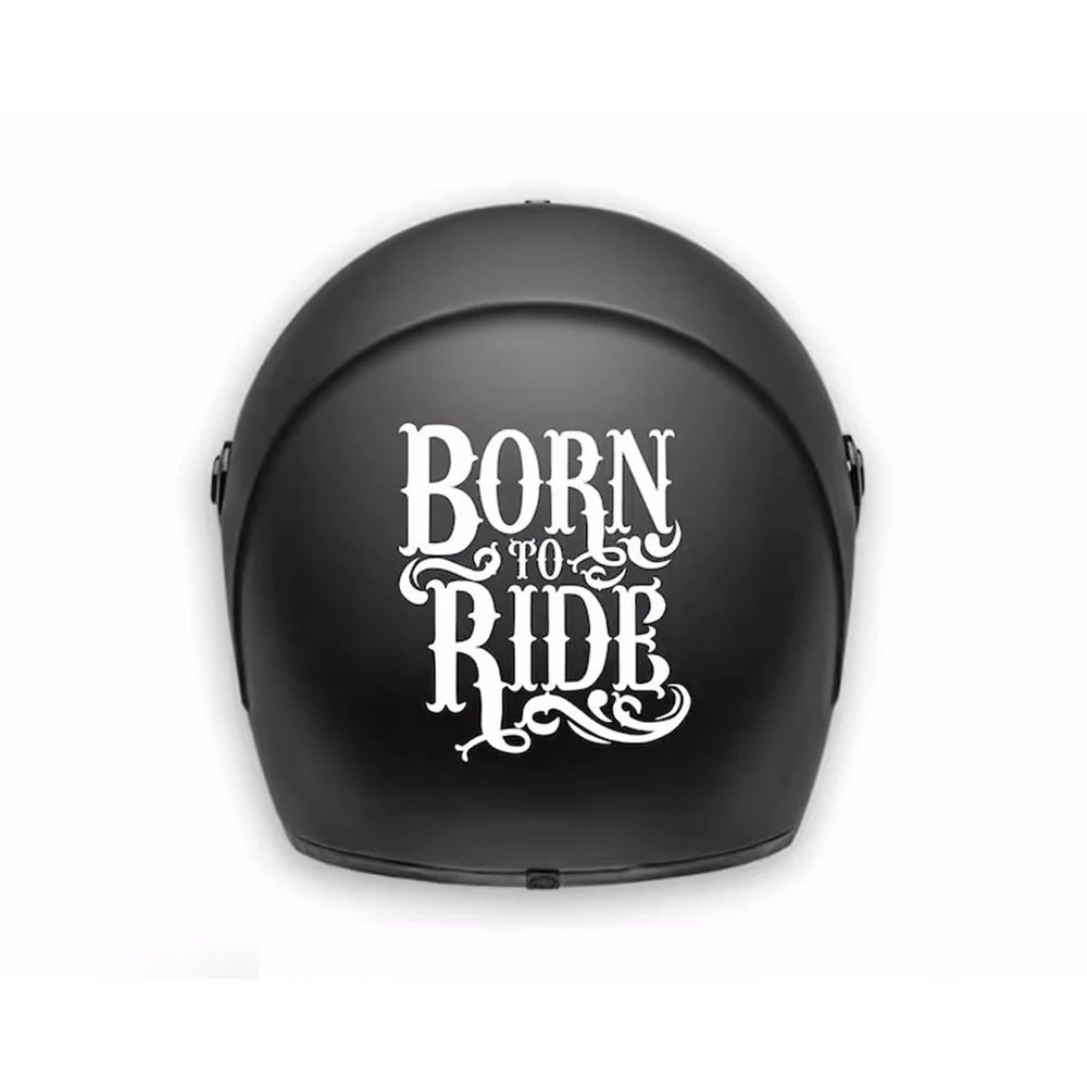 Motorcycle-Helmet-Stickers-Born-to-Ride-Decal-Motor-Helmet-Waterproof ...