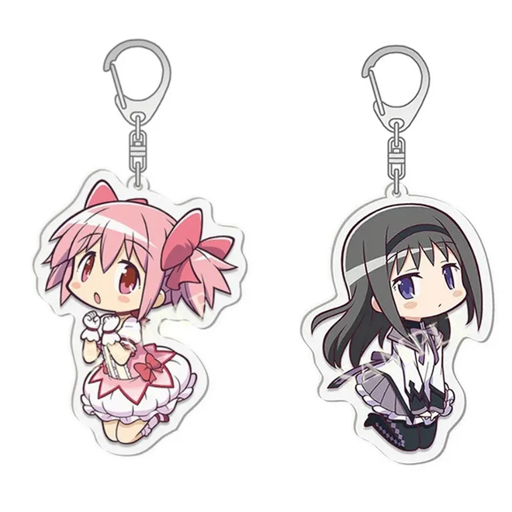 New-Pink-Anime-Puella-Magi-Madoka-Magica-Keychain-Kaname-Akemi-Homura ...