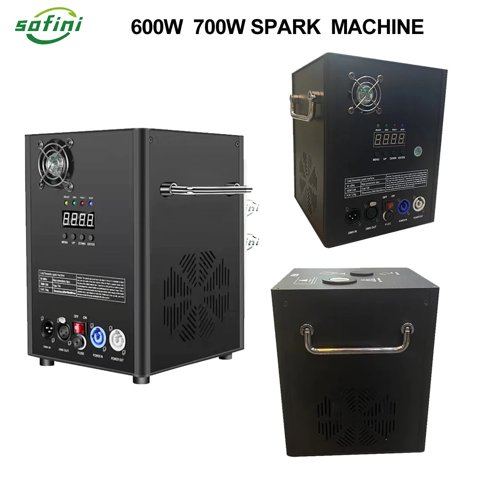1-10PCS-600W-700W-Cold-Spark-Machine-DMX-Remote-Cold-Fireworks-Fountain ...