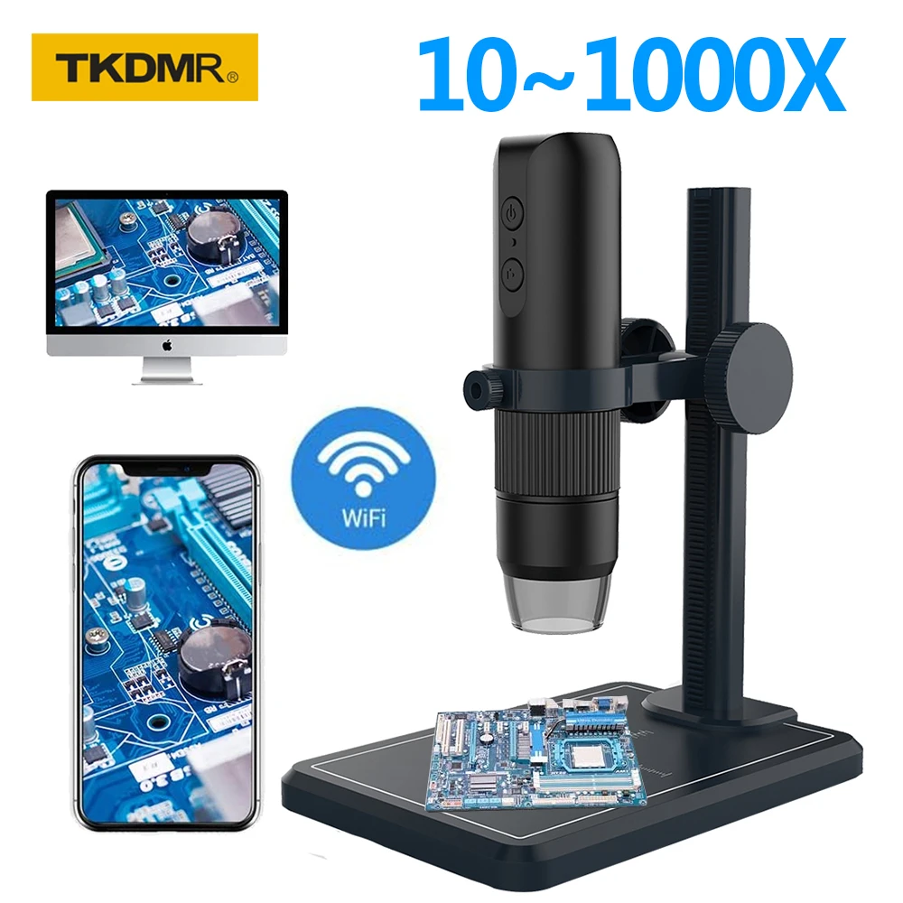 1000x Zoom Wifi Hd Desktop Electronic Digital Usb Professional ...