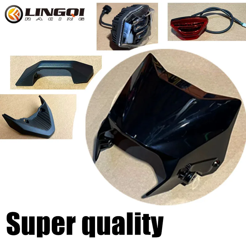 LINGQI-RACING-Motorcycle-Plastic-Original-Front-Lamp-Cover-Large-Lamps ...