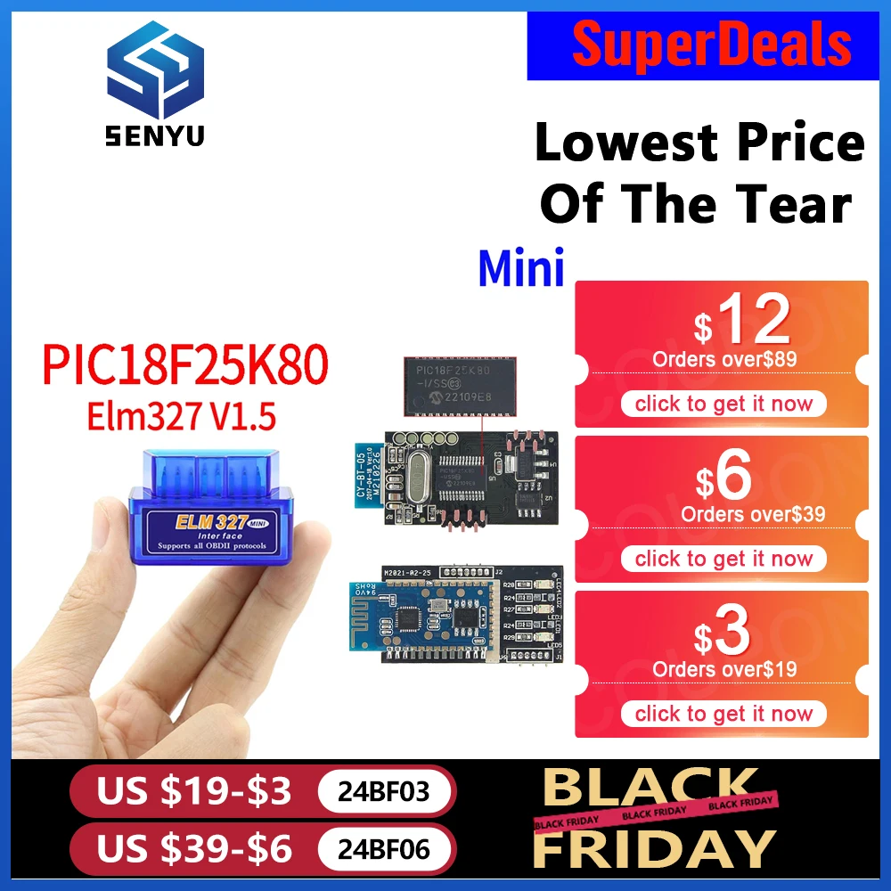 Double-PCB-Mini-ELM327-V-1-5-Car-Diagnostic-Scanner-OBD-OBD2-Bluetooth ...