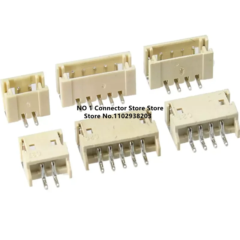 10PCS-JST-ZH1-5-1-5mm-Connector-SMD-Vertical-Horizontal-Type-Socket-2P ...