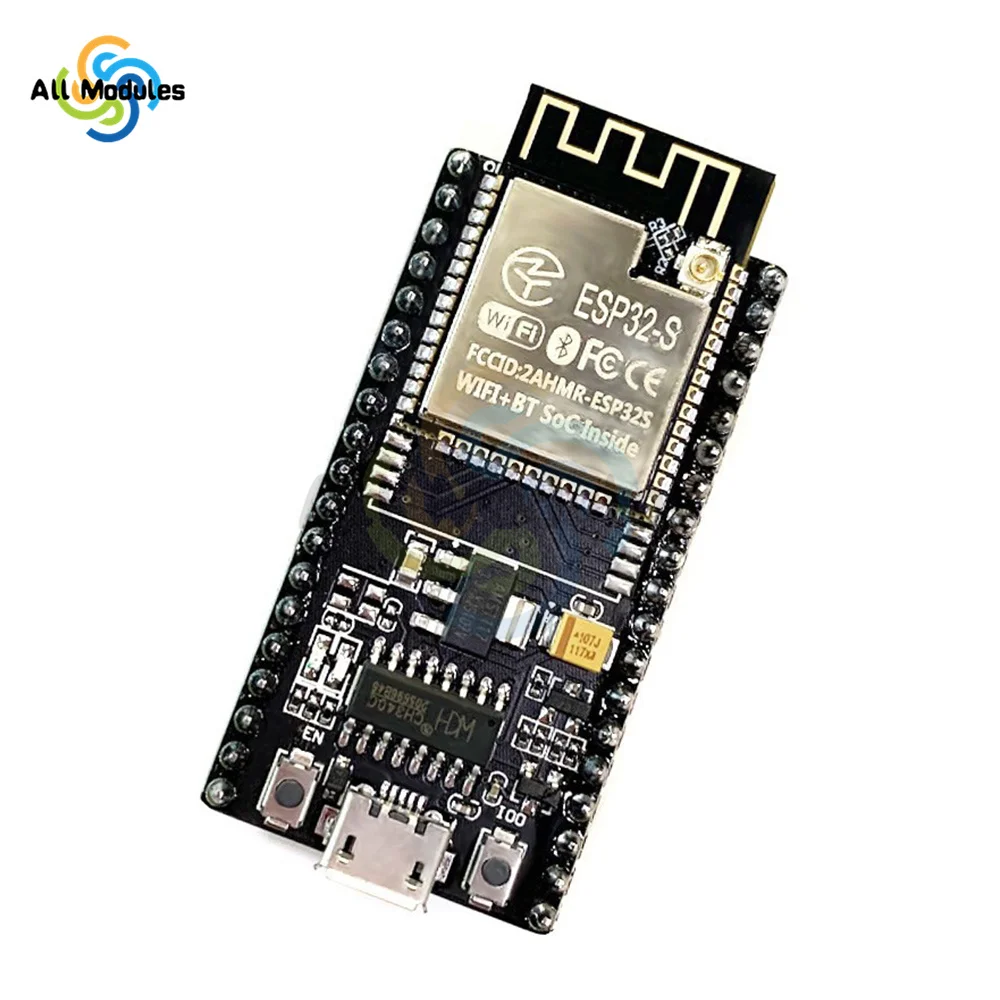 Placa-de-desarrollo-ESP32S-m-dulo-WiFi-con-Bluetooth-interfaz-Micro-USB-puerto-serie-Nodemcu ...