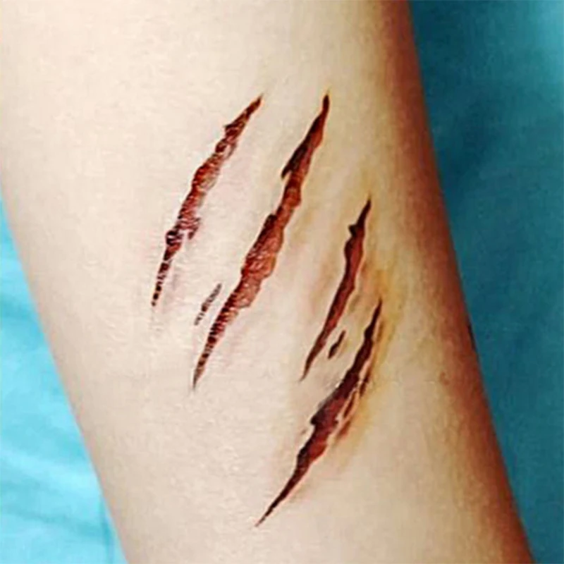 Zombie Scratch Tattoos