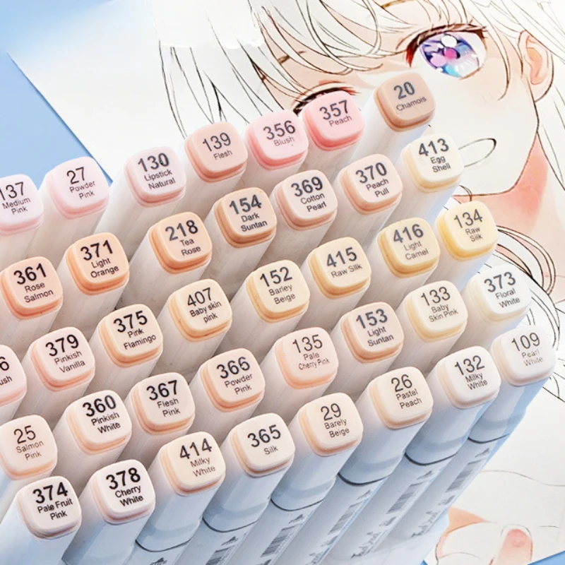 10-12-20-24-30-Colors-Double-headed-Skin-Color-Markers-Set-of-Anime ...
