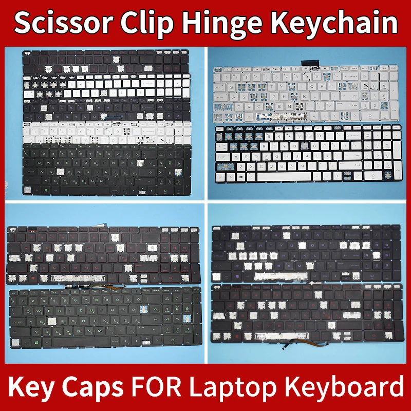 Replacement-Keycap-Key-cap-Scissor-Clip-Hinge-For-HP-Pavilion-TPN-Q190 ...