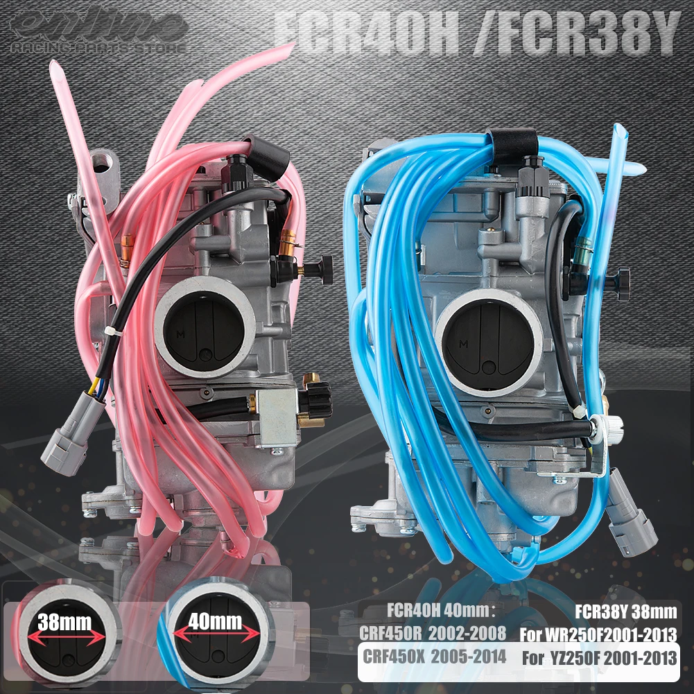 Motorcycle Carburetor FCR 38 40 38mm 40mm Slant Side Carburetor For ...