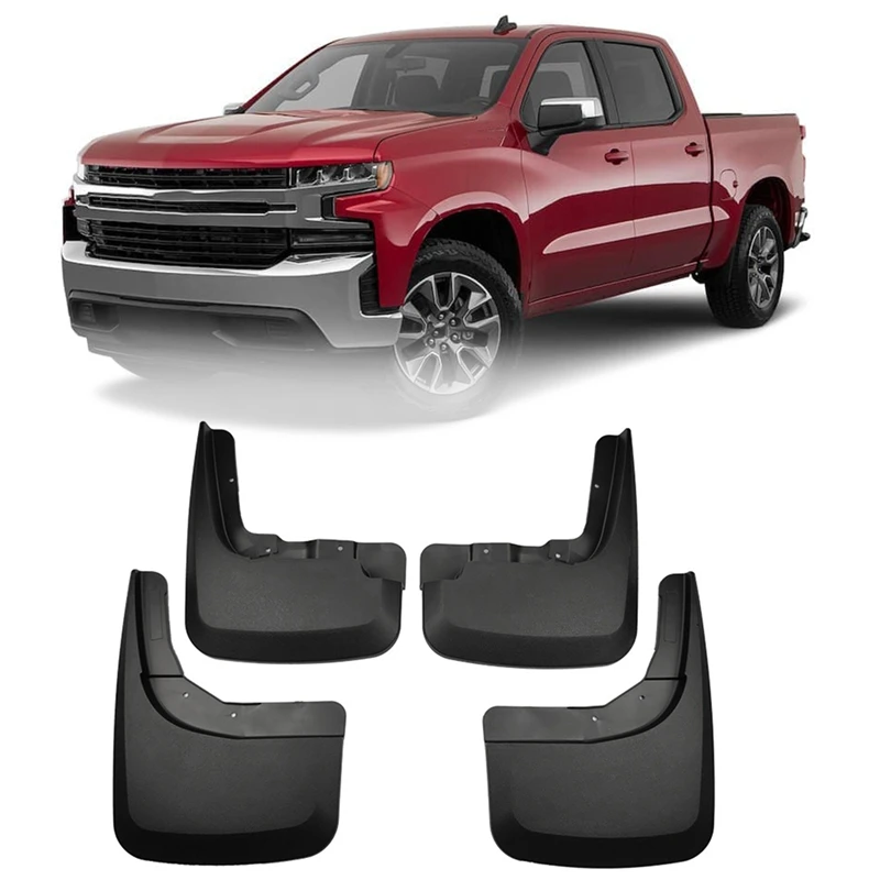 Mud-Flap-For-Chevy-Silverado-1500-2500-3500-2019-2021-Fender-Mud-Flaps ...