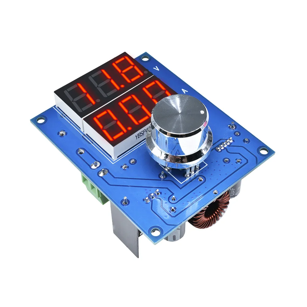 200W 8A Step Down Buck Converter LED Digital Voltmeter Ammeter DC-DC 4 ...