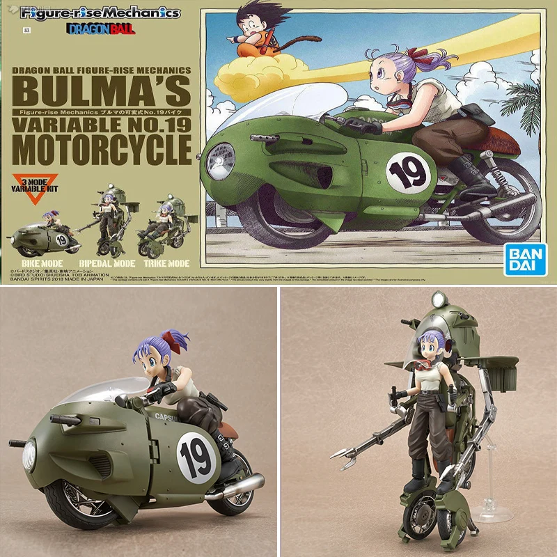Bandai-Anime-Motocicleta-Modelo-Kit-Dragon-Ball-Bulma-Action-Figure ...