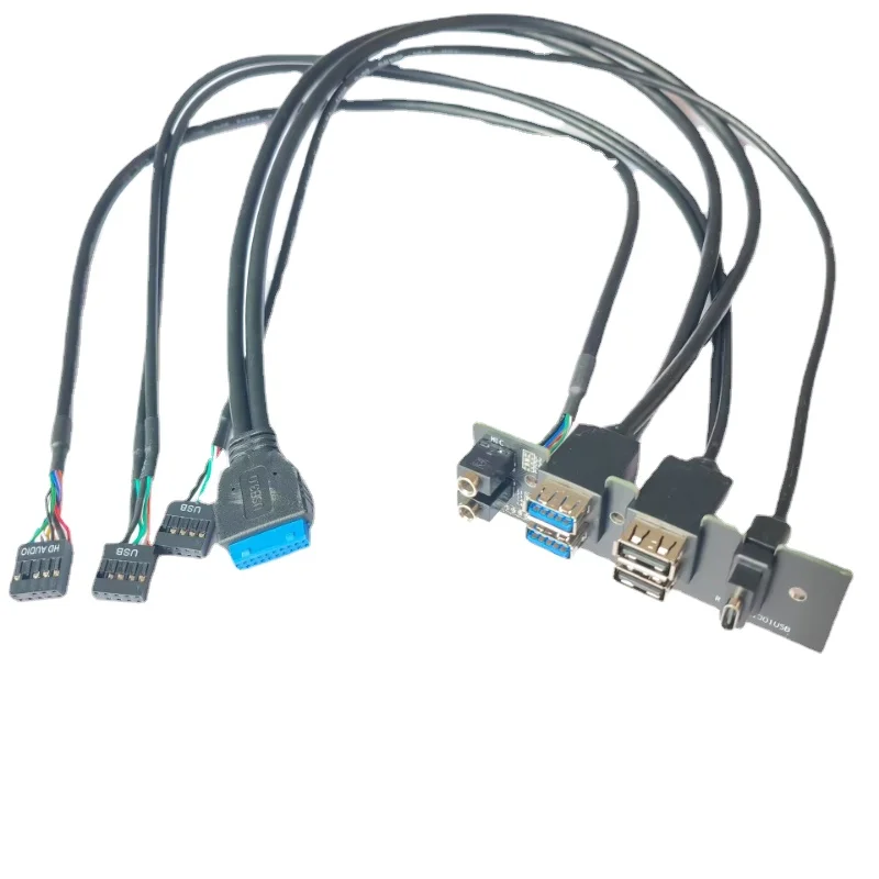 Motherboard-Extension-Chassis-Front-Panel-Cable-19Pin-9Pin-To-Type-C-2 ...