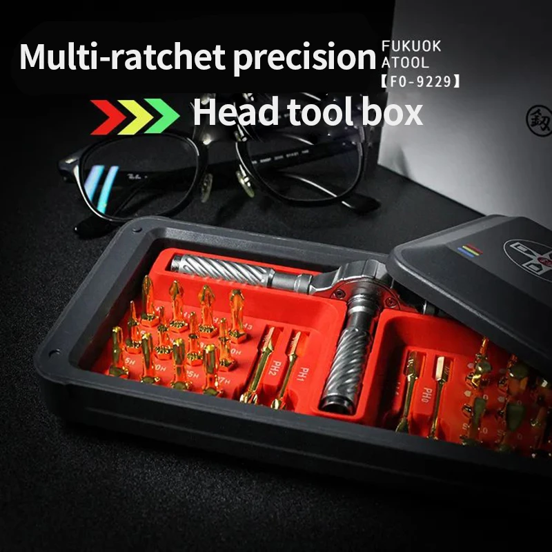 28PCS Ratchet Wrench Socket Set Hardware Spanner Screwdriver Slotted ...