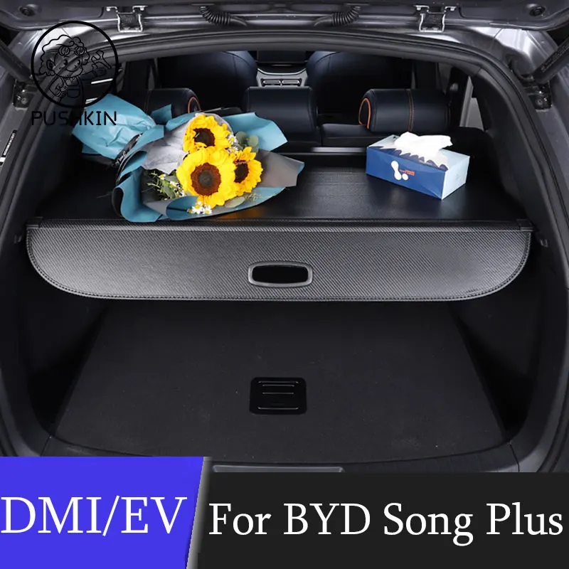 For BYD Song Plus DMI/EV 2022 23 Dedicated Trunk Cover Material Curtain ...