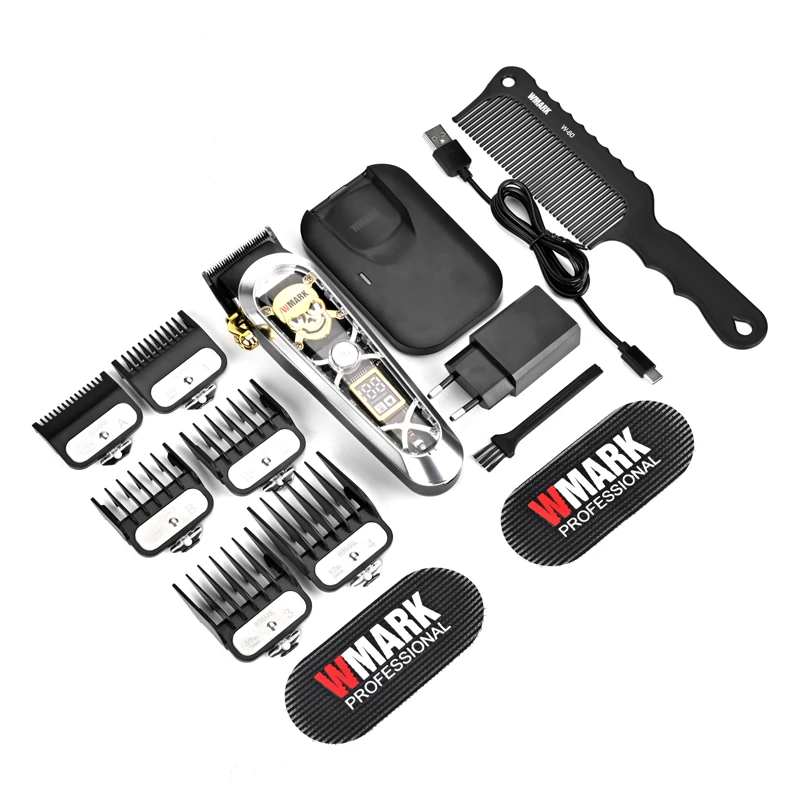 New-WMARK-NG-130-Wireless-Charging-Hair-Clipper-High-Speed-Professional ...