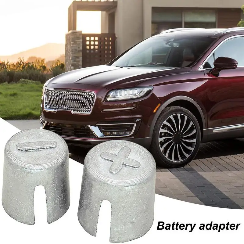 Battery-Post-Shims-2pcs-Lead-Alloy-Car-Battery-Post-Adapter-Terminal ...