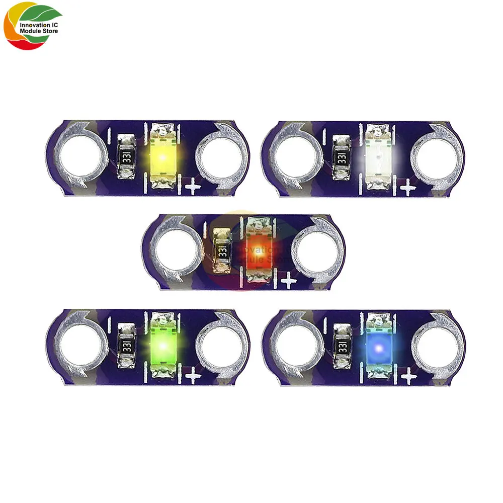 5-20pcs-lot-LilyPad-Led-Yellow-Green-White-Blue-Red-LED-Light-Module ...
