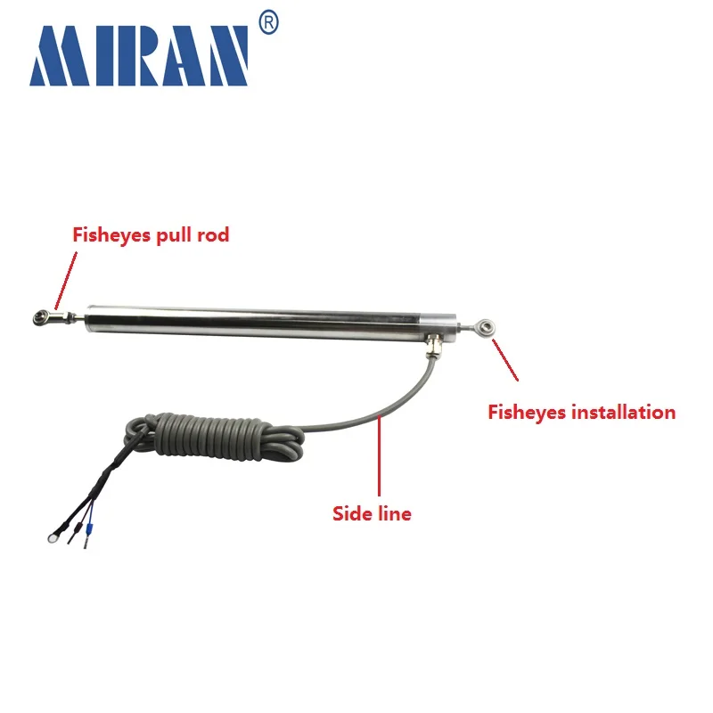 Miran High Precision Lvdt Linear Sensor Pull Rod Displacement Sensor For Twist Fisheye ...