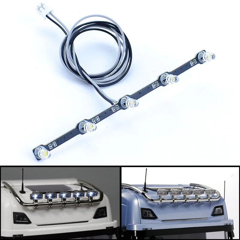 5V-LED-Roof-Spotlight-PCB-Light-Board-Decorate-for-1-14-Tamiya-RC-Dump ...