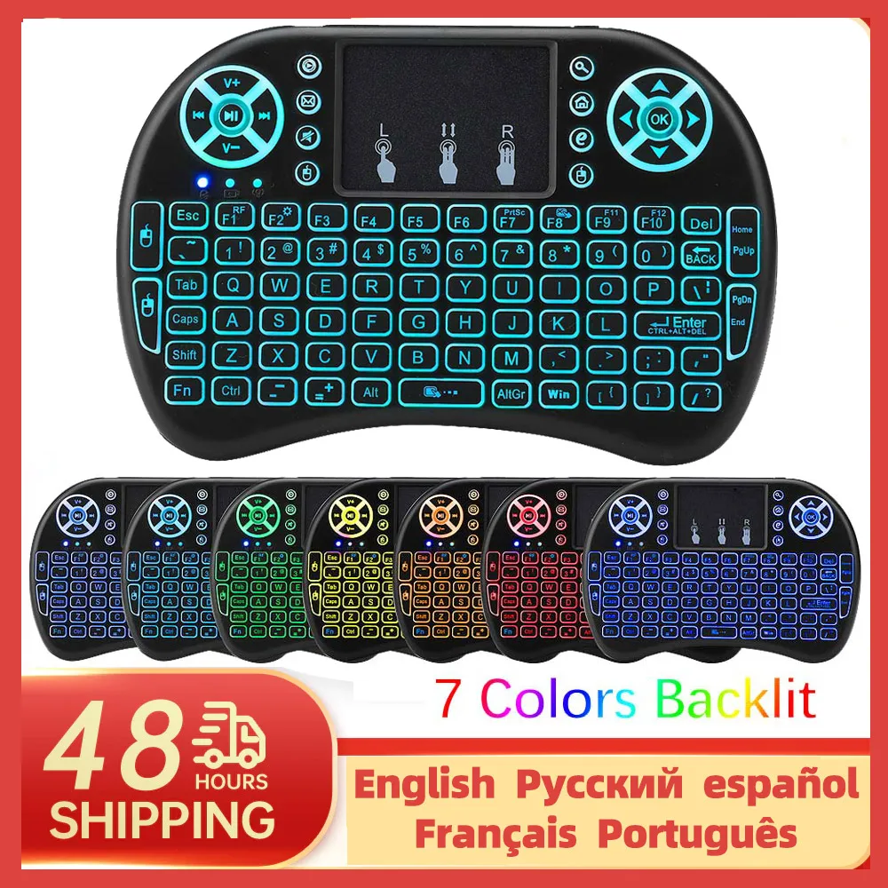 I8-Mini-Wireless-Keyboard-Backlit-English-Russian-French-Spanish ...