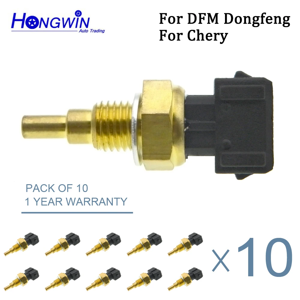 10-PCS-F01R064901-Coolant-Water-Temperature-Sensor-Fits-Chery-For-DF-DFM-Dongfeng-DFSK-Junfeng ...