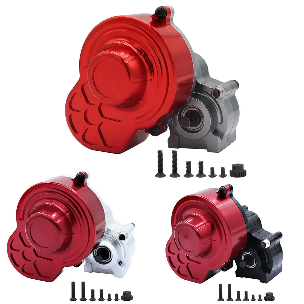 48P-All-Metal-Transmission-Gearbox-With-Motor-Gear-Protective-Cover-For ...