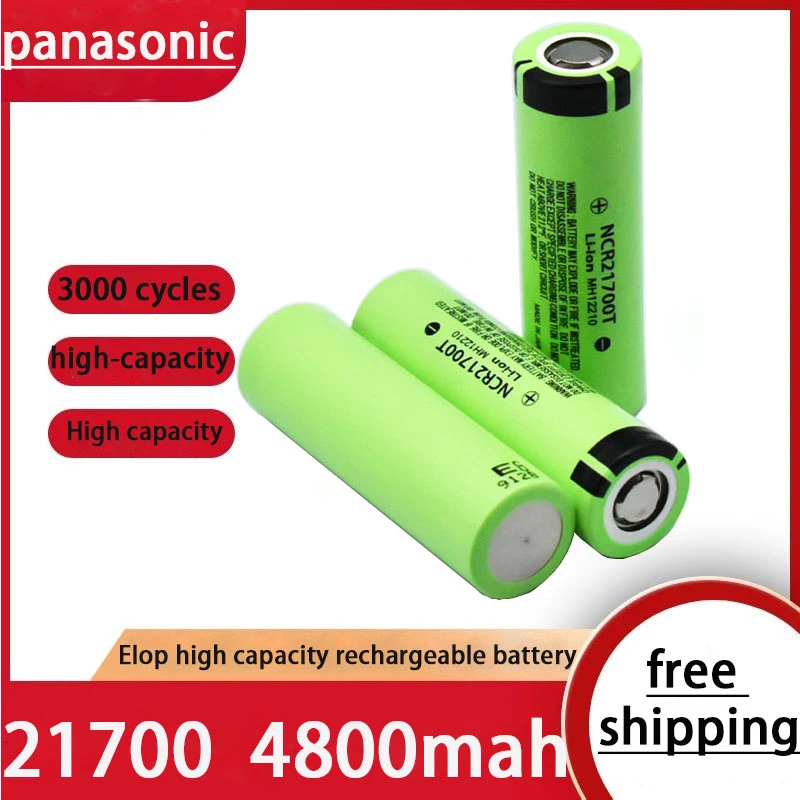 Original Panasonic Ncr21700t 21700 4800mah 3.7v High Capacity Lithium ...
