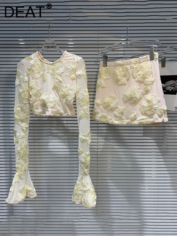 DEAT-Costumes-fleurs-vid-es-pour-femmes-jupes-taille-haute-lastiques-en ...