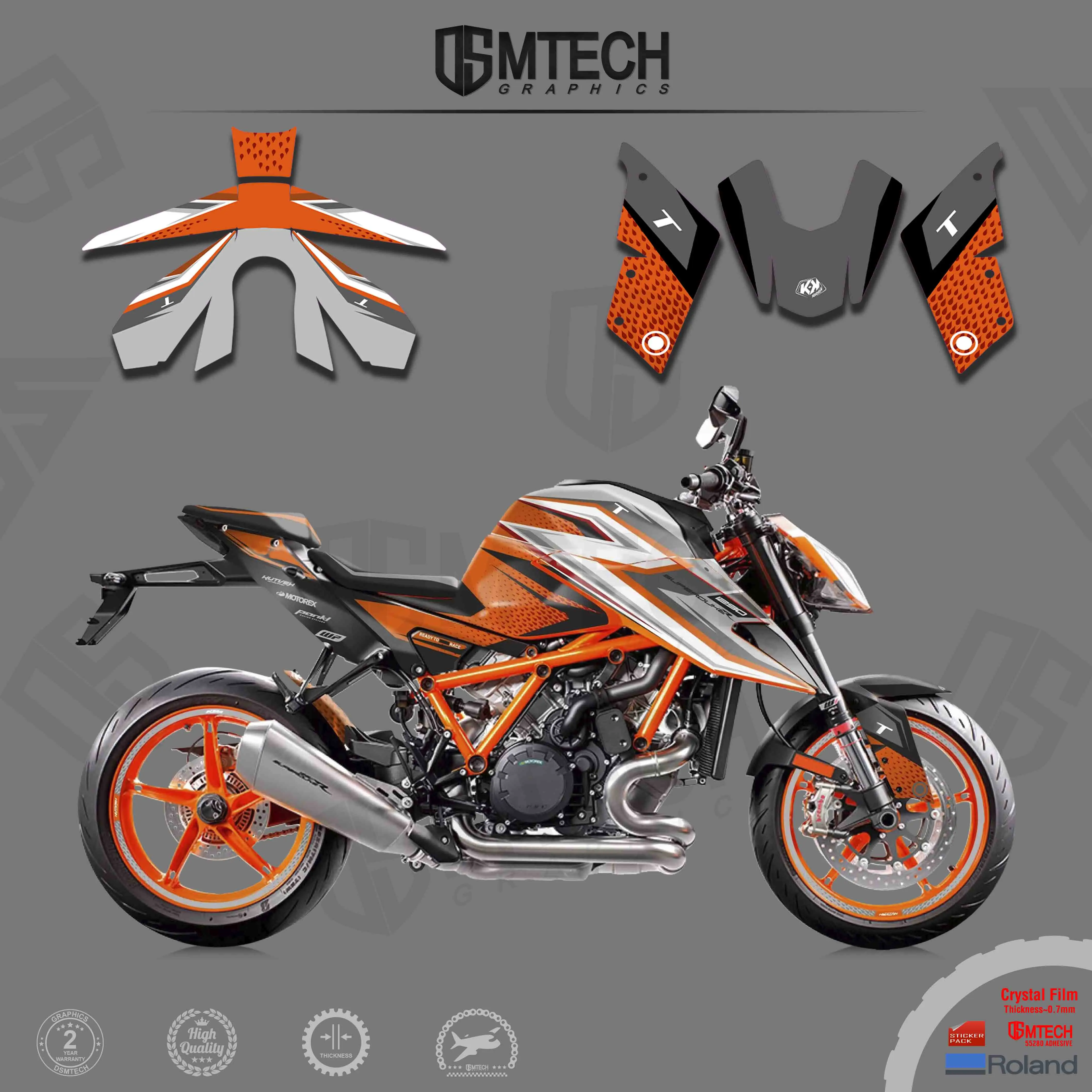 DSMTECH-Complete-Graphics-Decal-Sticker-Kit-Deco-For-KTM-2020-2022 ...