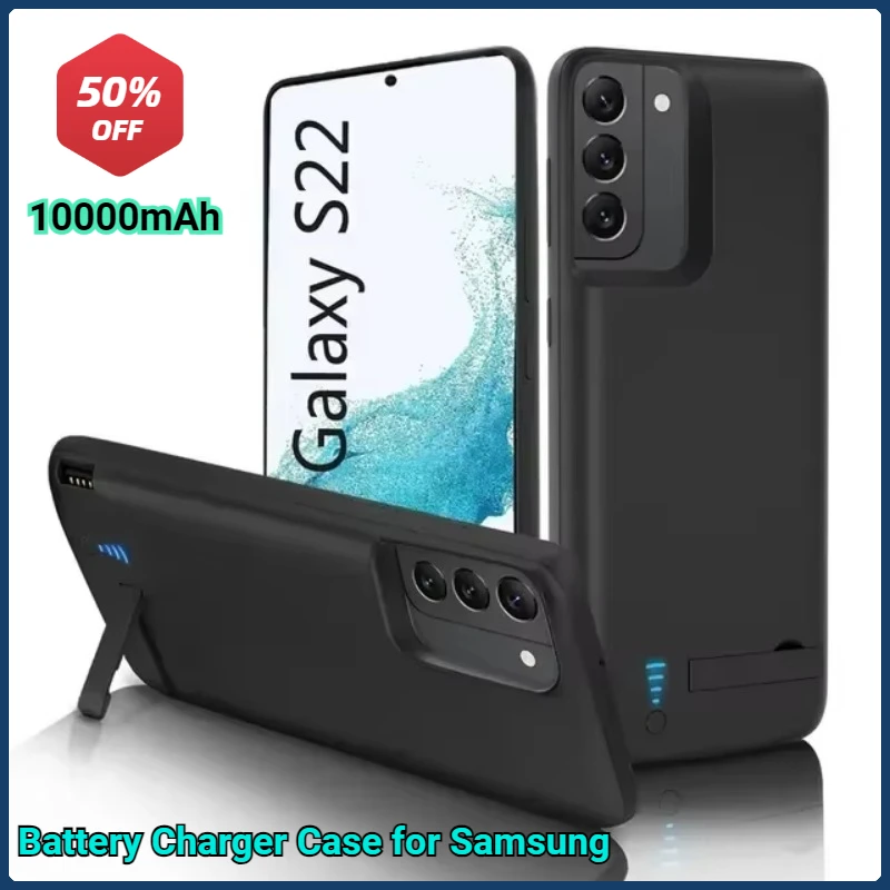 10000mAh Battery Charger Case for Samsung Galaxy S10 S20 S21 S22 + Plus ...