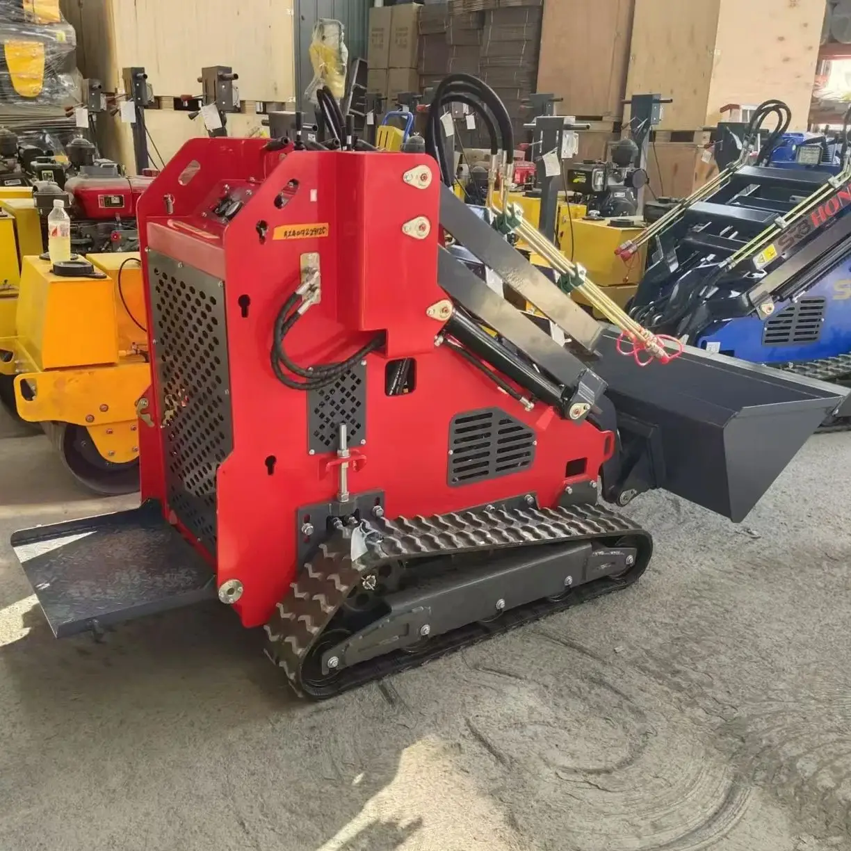 New 430 Mini Sliding Steering Loader Bucket Hammer Crusher Wheel Drive ...