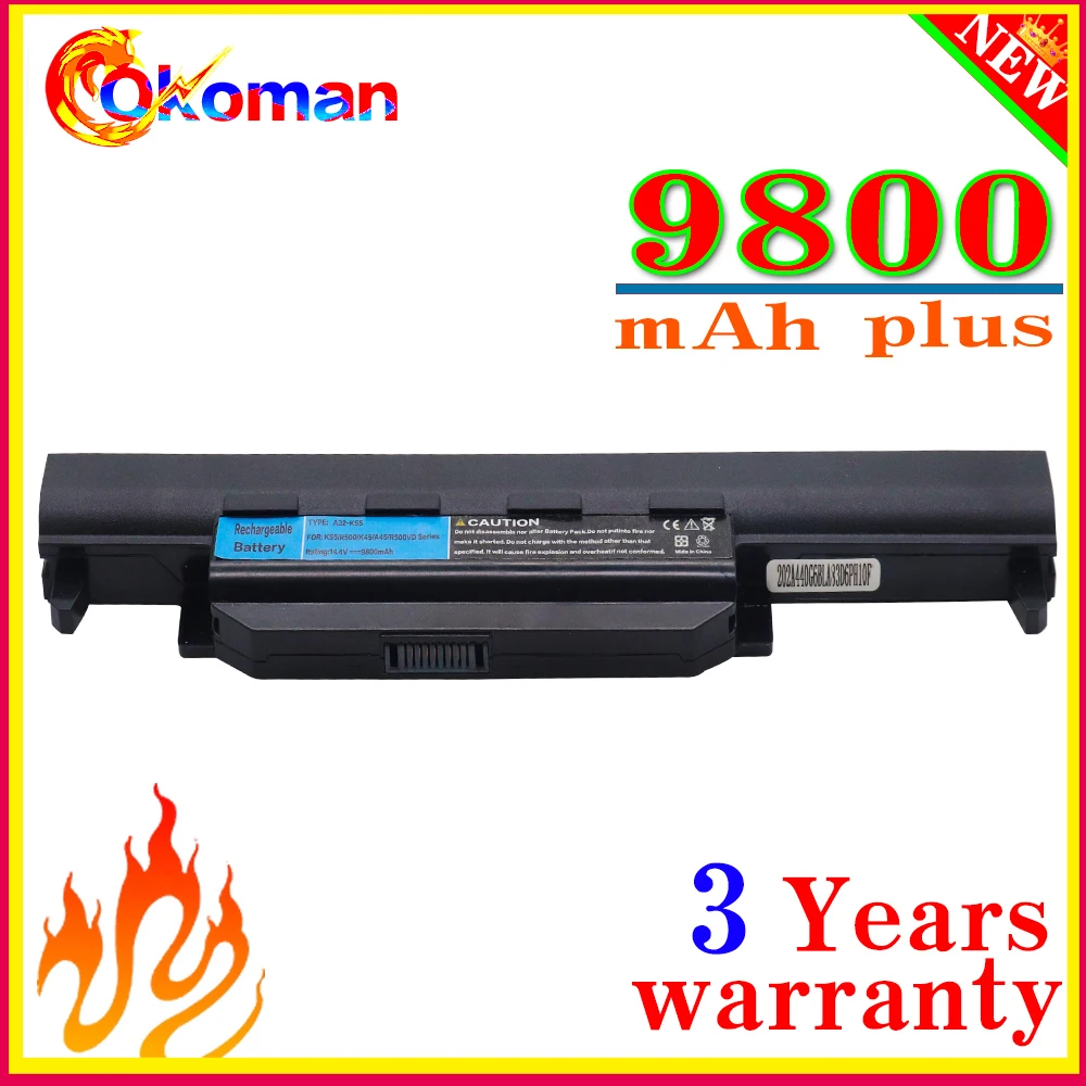 New Laptop Battery For Asus A32-k55 X55u X55c X55a X55v X55vd X75v ...