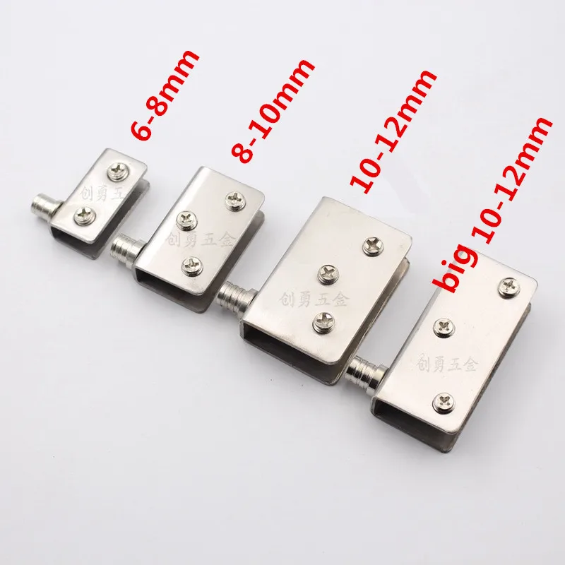 Glass Door Pivot Hinge Hardware | Glass Pivot Door Hinge Clamps - 4pcs ...