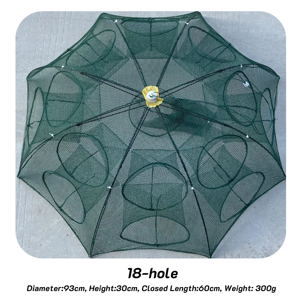 4-20-Holes-Fishing-Net-Folded-Portable-Hexagon-Fish-Network-Casting ...