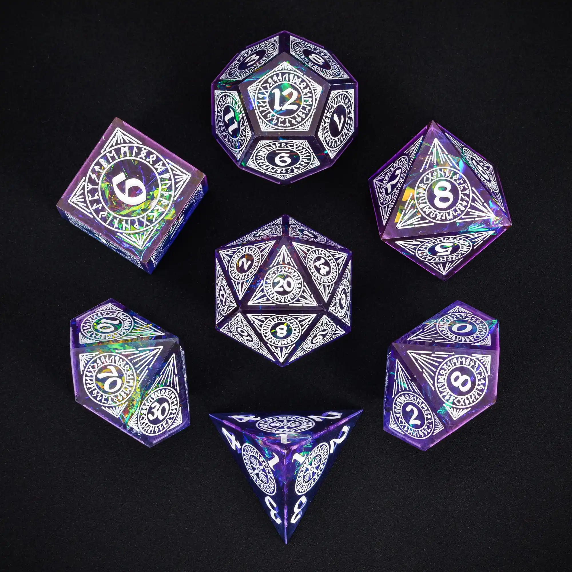 Cusdie-Sharp-Edges-Dice-DND-Patterned-D-D-Dice-Board-Games-7 ...