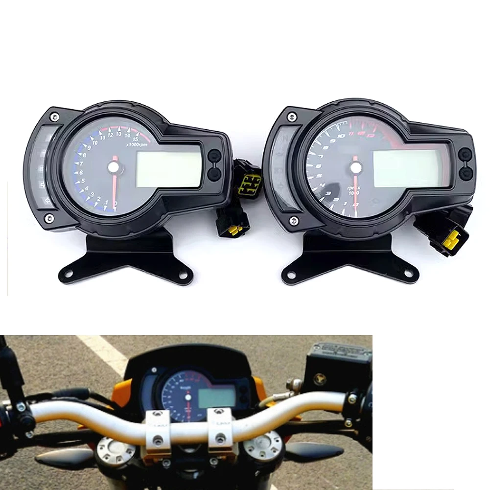 Motorcycle-Digital-LED-Speedometer-Instrument-Assembly-Odometer-Display ...