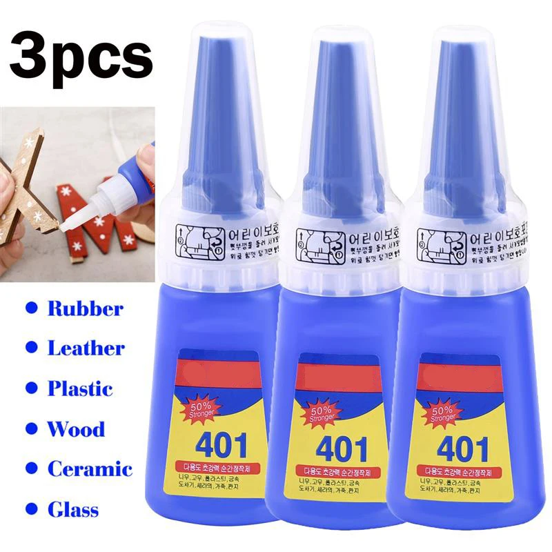 401Glue-Instant-Fast-Adhesive-Stronger-Super-Glue-Multi-Purpose-Fix ...