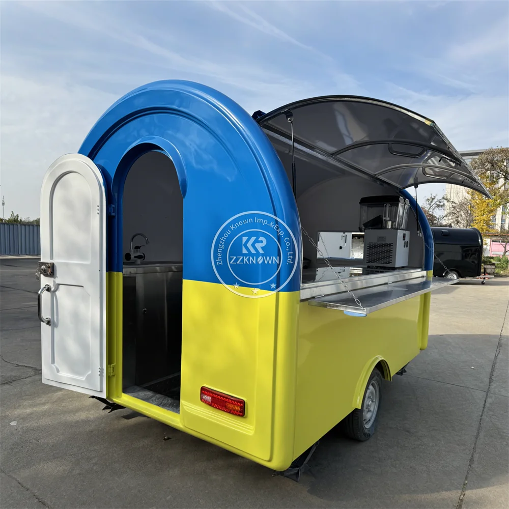 Concession Professional Food Truck Fully Equipped Coffee Pizza Trailer ...