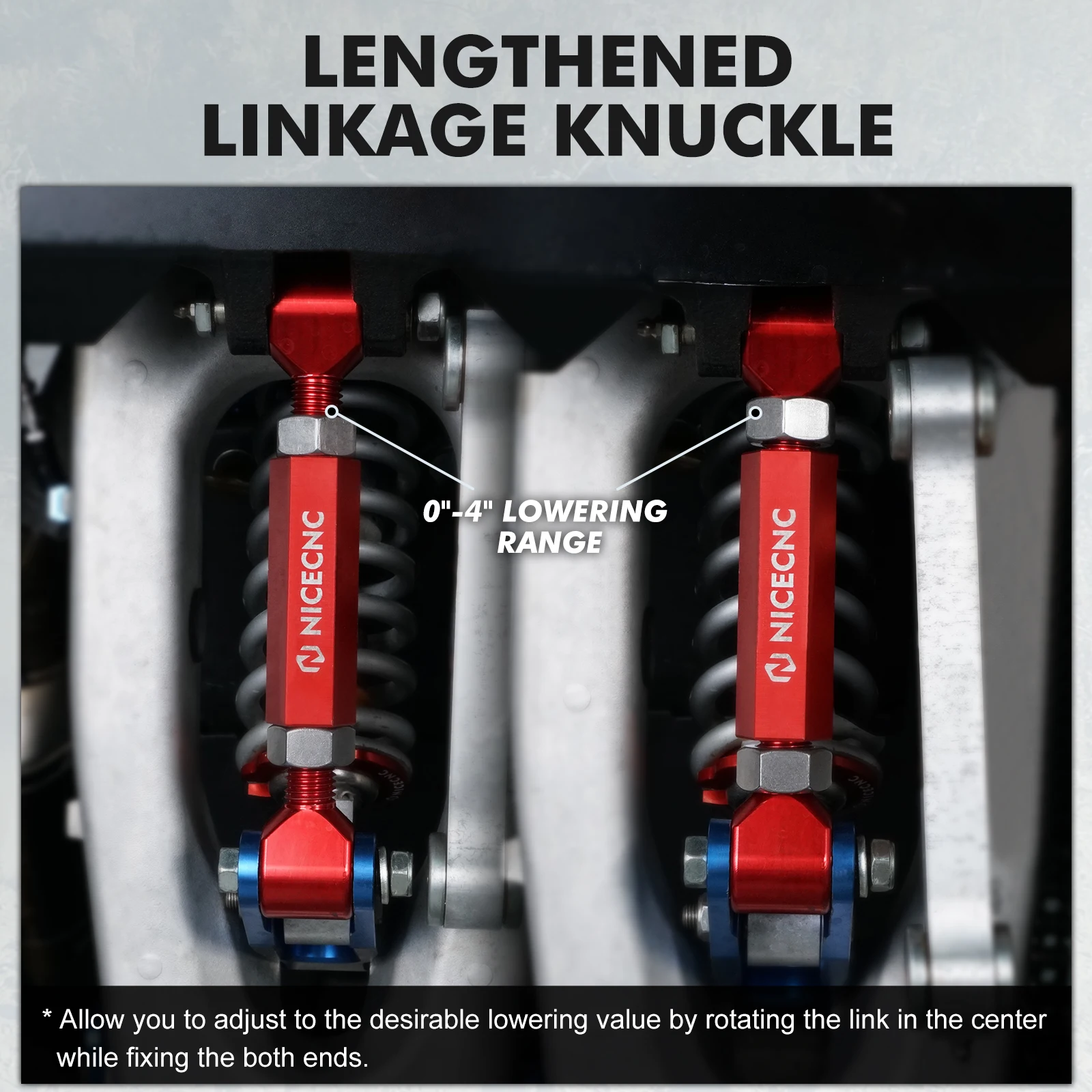 for-Yamaha-Raptor-700-700R-ATV-Rear-Arm-Linkage-Knuckle-Linkage-Kit ...