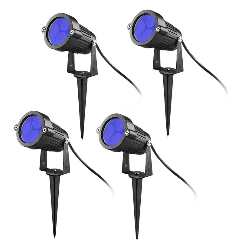 4Pcs-LED-Garden-Lights-3W-220V-Outdoor-Spotlight-With-Spike-Waterproof ...