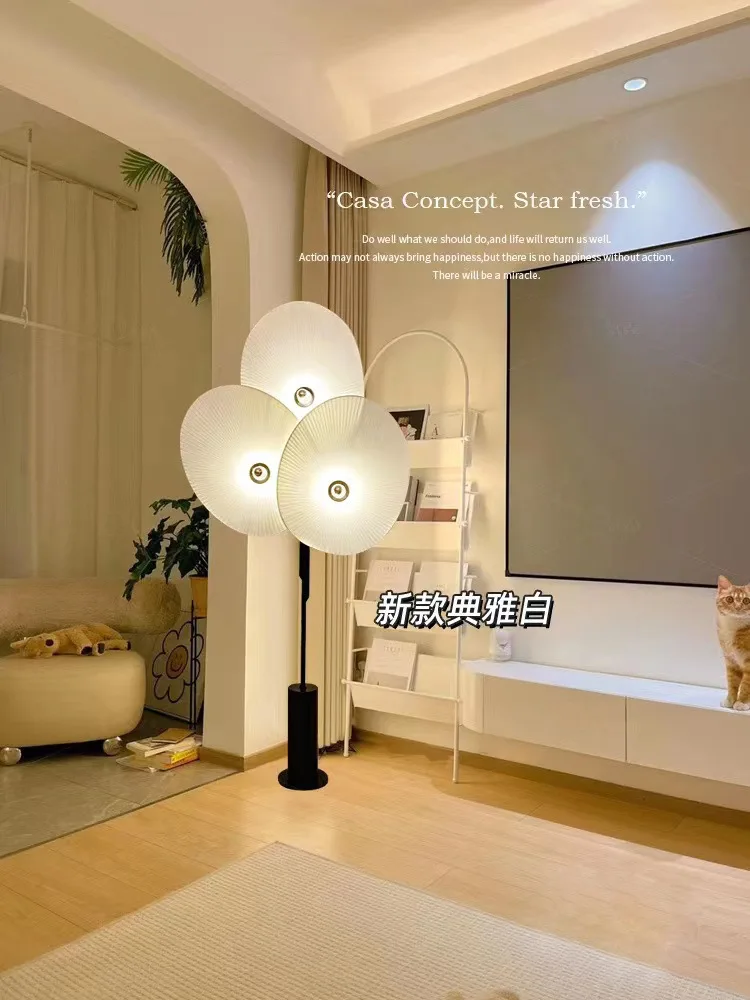 French-Retro-Art-Fabric-Lamps-Antique-Style-Living-Room-Bedroom-Floor ...