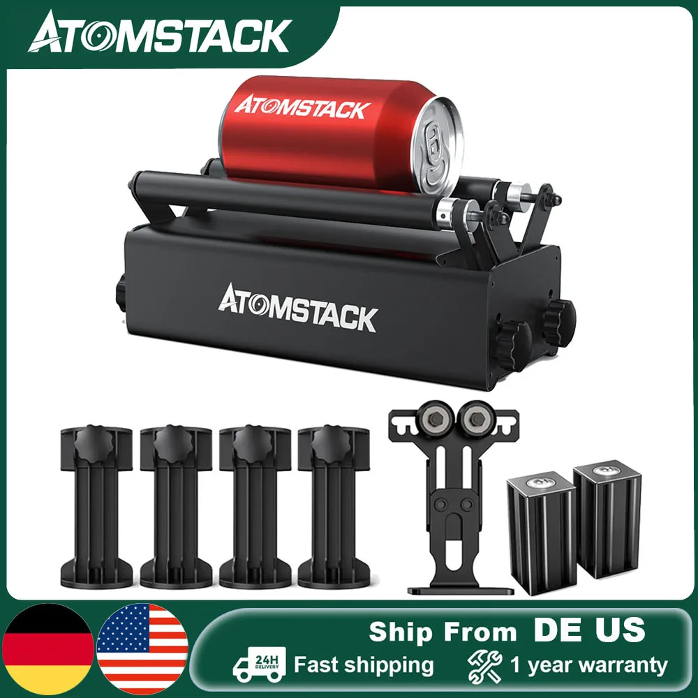 ATOMSTACK-R3-PRO-Rotary-Roller-Y-axis-360-Rotating-Engraving ...