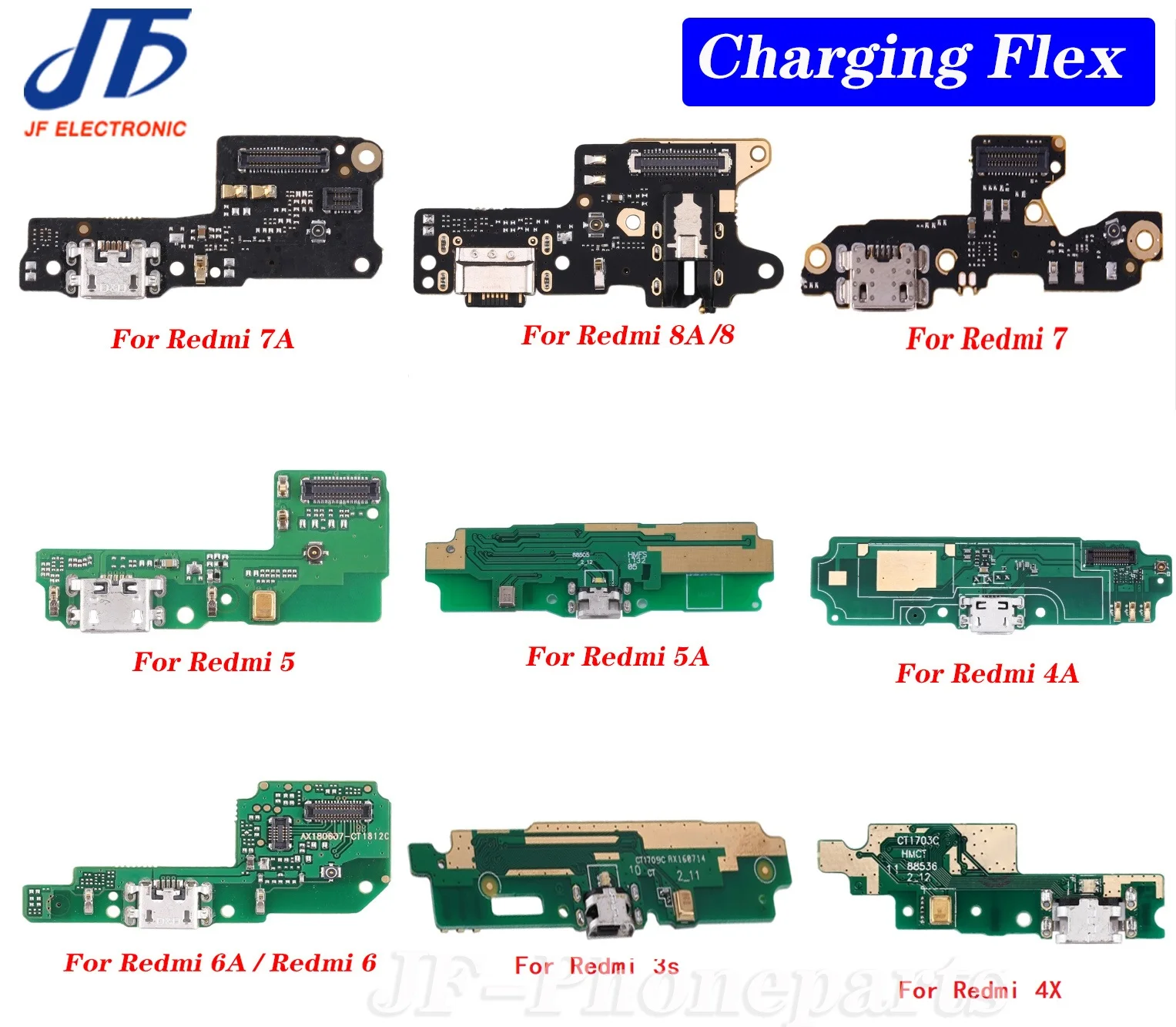 10pcs Câble de Charge Pour Redmi 3S 4 4X 4A 5 5A 6 6A 8 8A 9A Note 5 7 ...