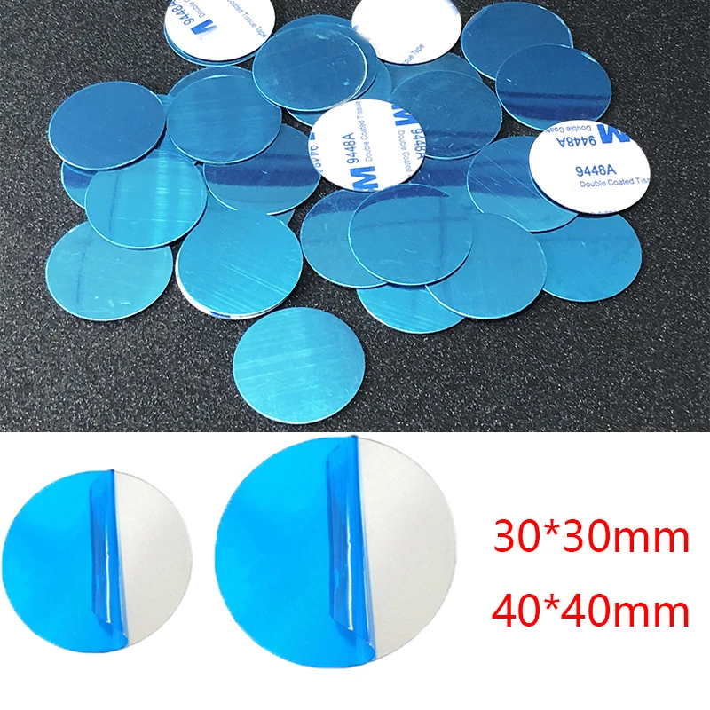 1-3-5pcs-Metal-Sticker-Plate-Double-sided-Adhesive-Disks-Iron-Sheet-for ...
