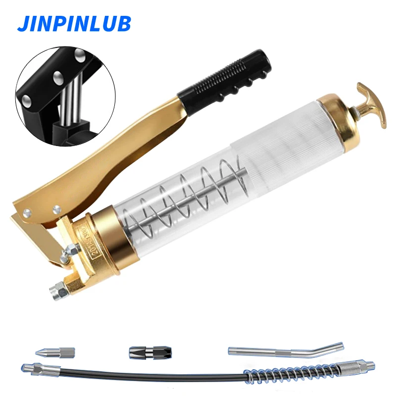 JINPINLUB KVT 600mL Manual High Pressure Grease Filler Industrial Grade ...