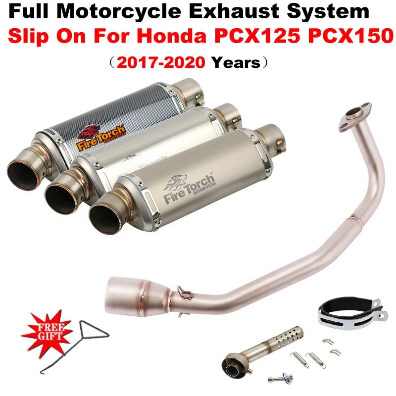 Slip-On For Honda PCX125 PCX150 2017 - 2020 Full System Motorcycle ...